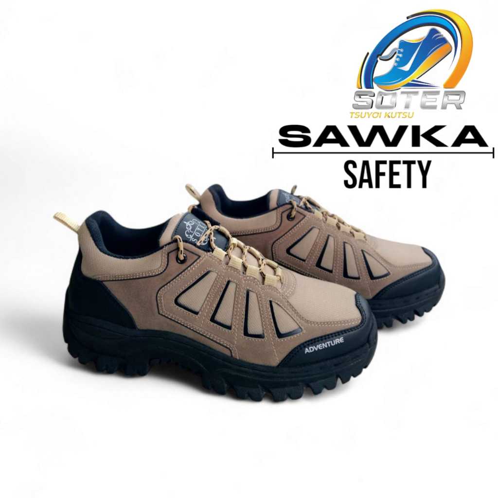 Jual SOTER - Sawka Sepatu Safety Pria&Wanita Safety Ujung Besi Tebal ...