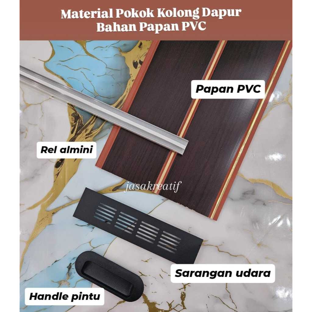 Jual (PART 2) PVC BOARD / PLAFON PVC / PVC KOLONG DAPUR / PAPAN PVC ...