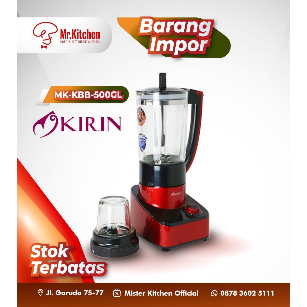 Jual KIRIN BEAUTY BLENDER / 550w KAPASITAS 3L - H - EL | Shopee Indonesia