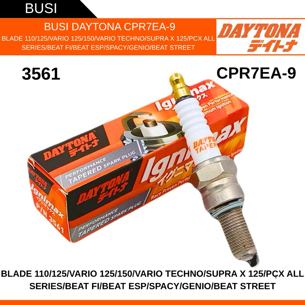 Jual BUSI CPR7EA-9 BLADE 110/125/VARIO 125/150/VARIO TECHNO/SUPRA X 125/PCX ALL SERIES/BEAT FI ...