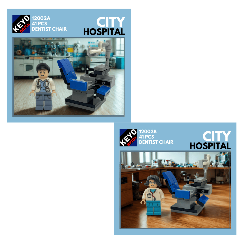 Jual Mainan Blok Balok Bongkar Pasang Susun Rakit Figure Hospital Rumah ...