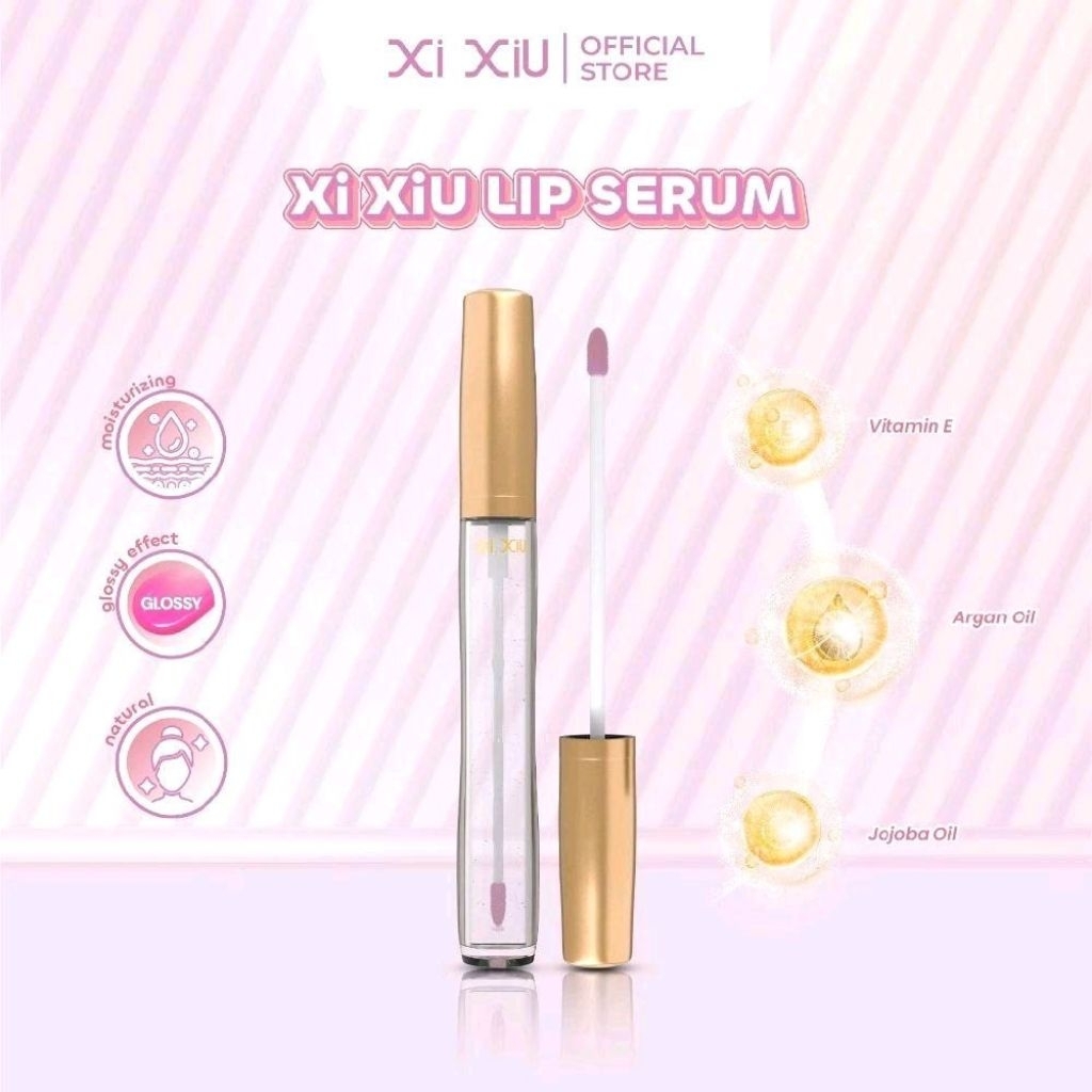 Jual Xi Xiu Lip Serum - Moisturizing Glossy Pink Natural with Jojoba ...