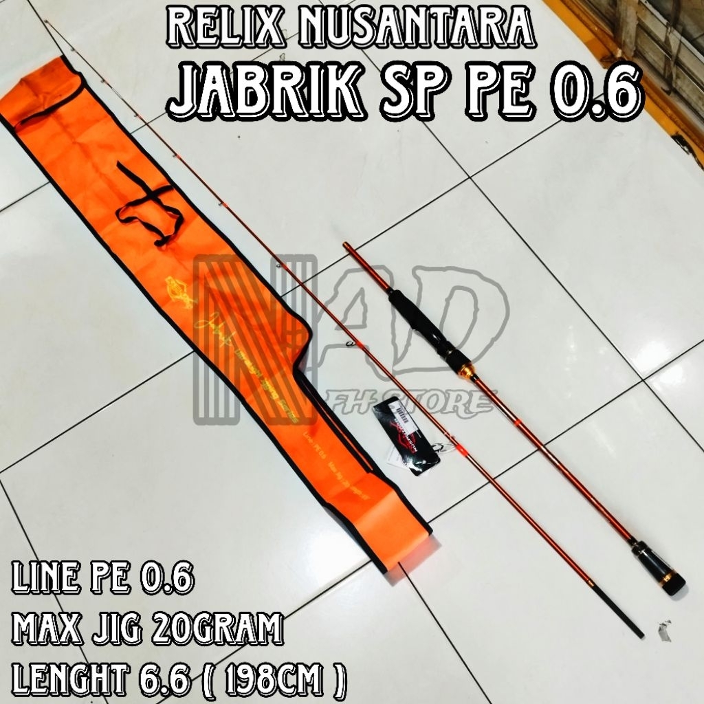 Jual Sale..!! Joran Relix Nusantara Jabrik Sp 6,6 Pe 0,6 | Shopee Indonesia