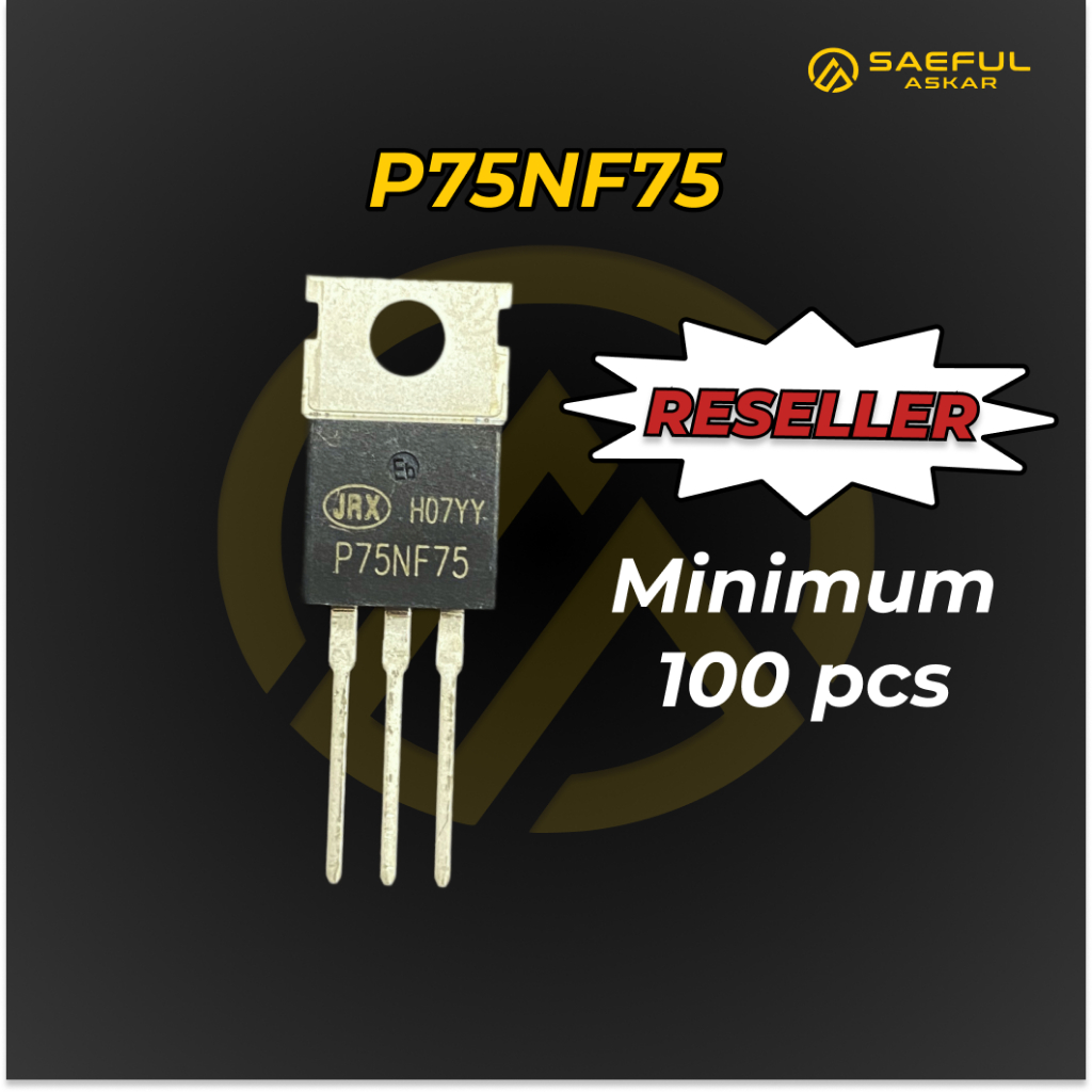 Jual Transistor Mosfet 75NF75 P75NF75 75N75 Original Baru bukan copotan ...