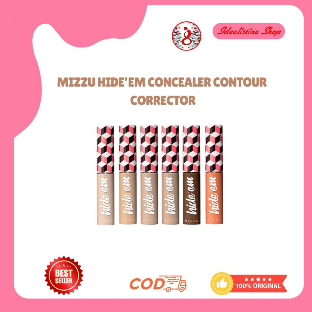 Jual MIZZU HIDE'EM CONTOUR & CONCEALER | Shopee Indonesia