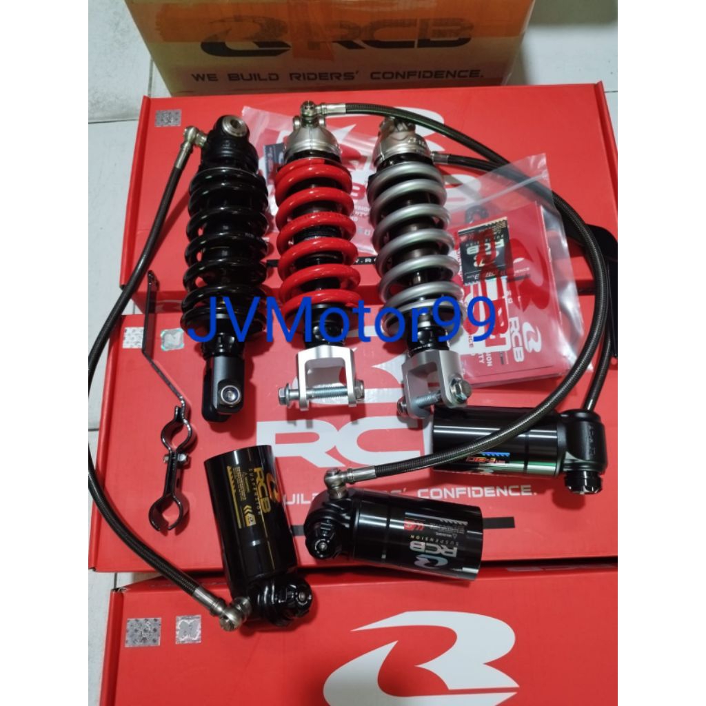 Jual Monoshock shock RCB DB 3 line 265mm Vixion/R15/Mt15/xsr racing boy ...