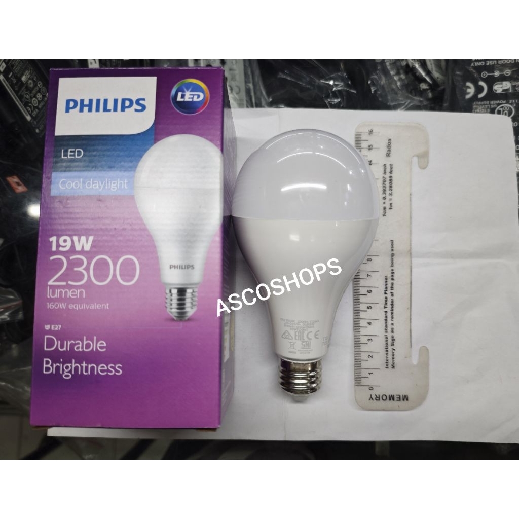 Jual Lampu LED Philips 19Watt putih bohlamp Philip cool daylight 19 W ...