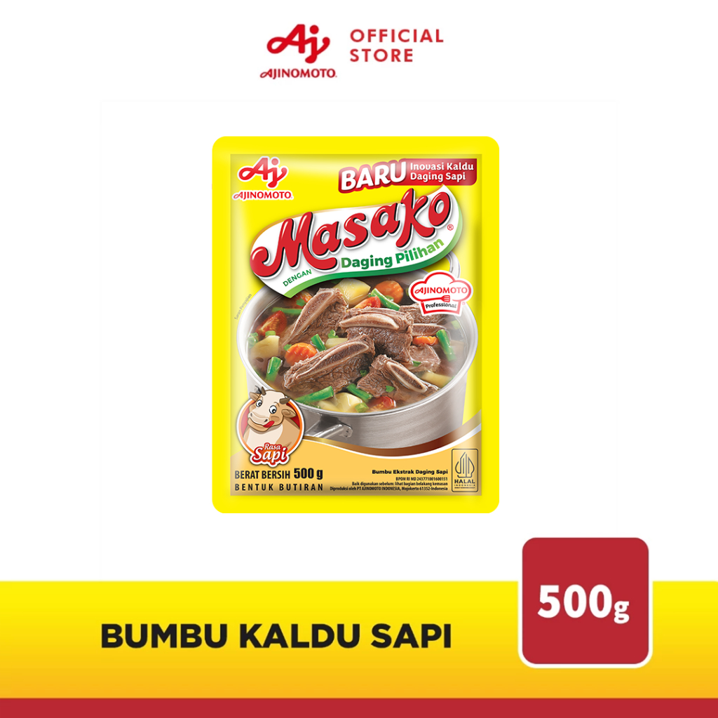 Jual Masako® Bumbu Kaldu Sapi Penyedap Rasa 500g | Shopee Indonesia