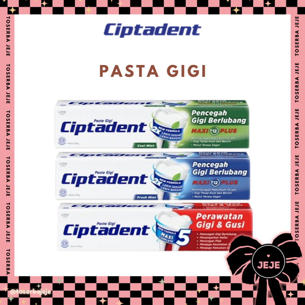 Jual Ciptadent Maxi 12 Pasta Gigi / Toothpaste 75gr / 190gr / 225gr ...
