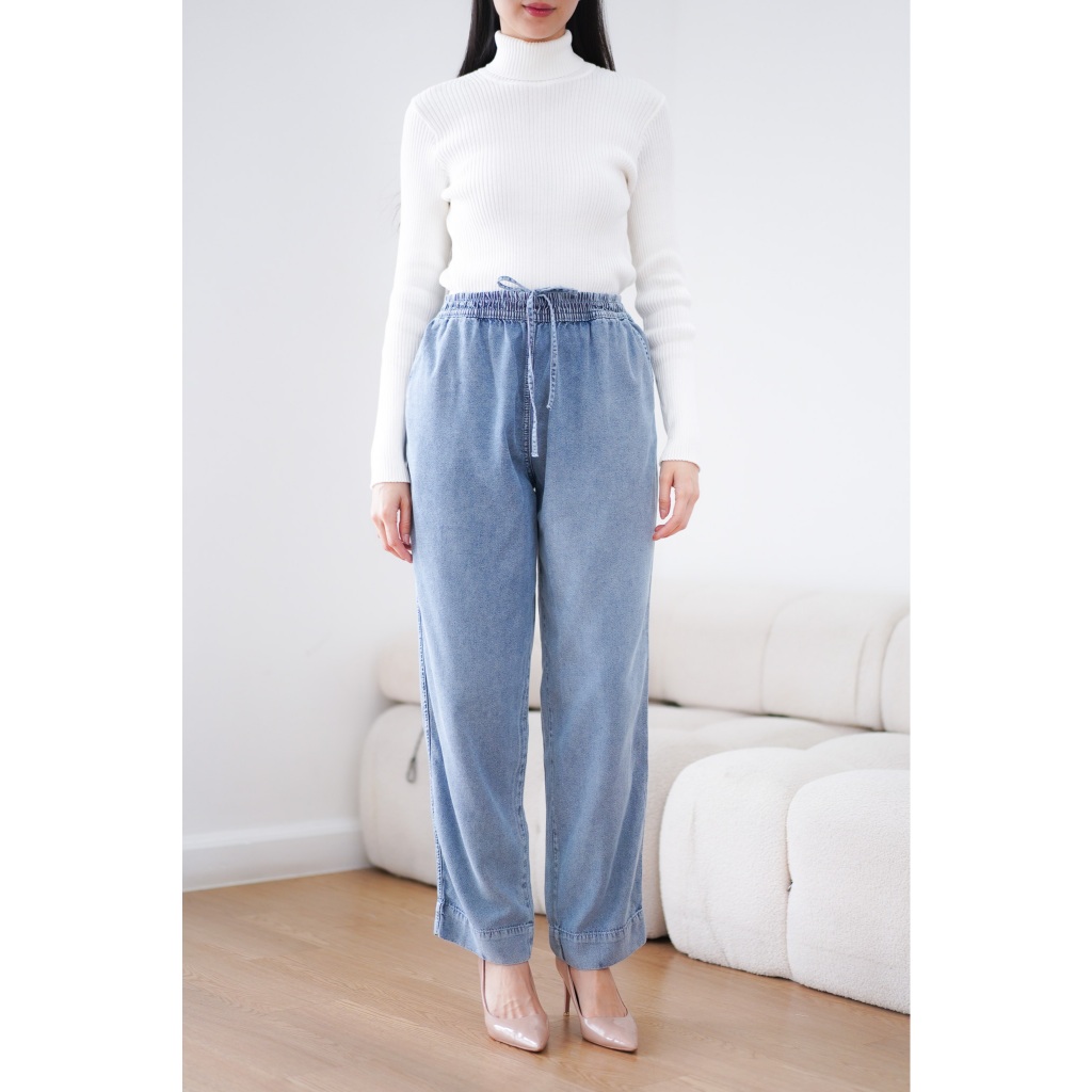 Jual COME Manda Denim Pants 130 (2 warna) - Celana Panjang Basic Denim ...