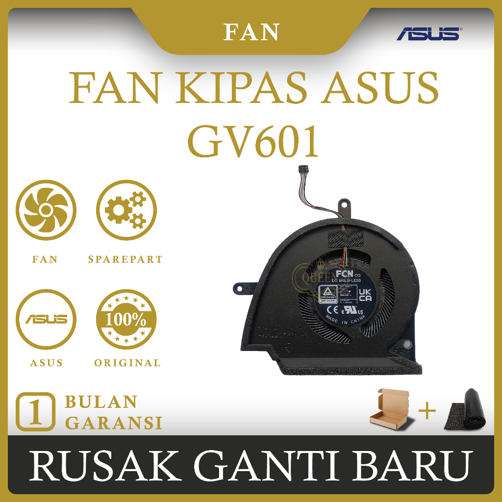 Jual FAN KIPAS LAPTOP ASUS ROG Flow X16 GV601 GV601RE (CPU) | Shopee ...