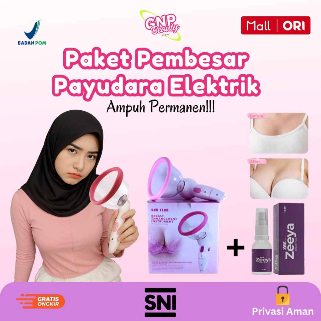 Jual Paket Pembesar Payudara Permanen - Vacum PDE Electrik - Serum Zeeya Pengencang Aman Teruji ...