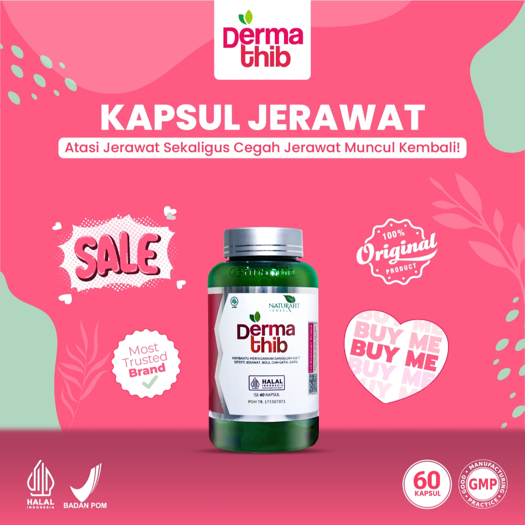 Jual Dermathib - Kapsul Suplemen Obat Herbal Jerawat Bekas Jerawat ...