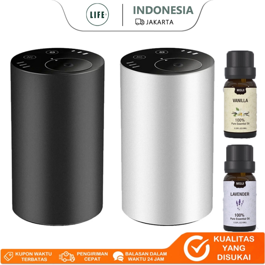 Jual 3Life DA27 Diffuser Aromaterapi Portabel USB Type-C-Timer,Baterai ...