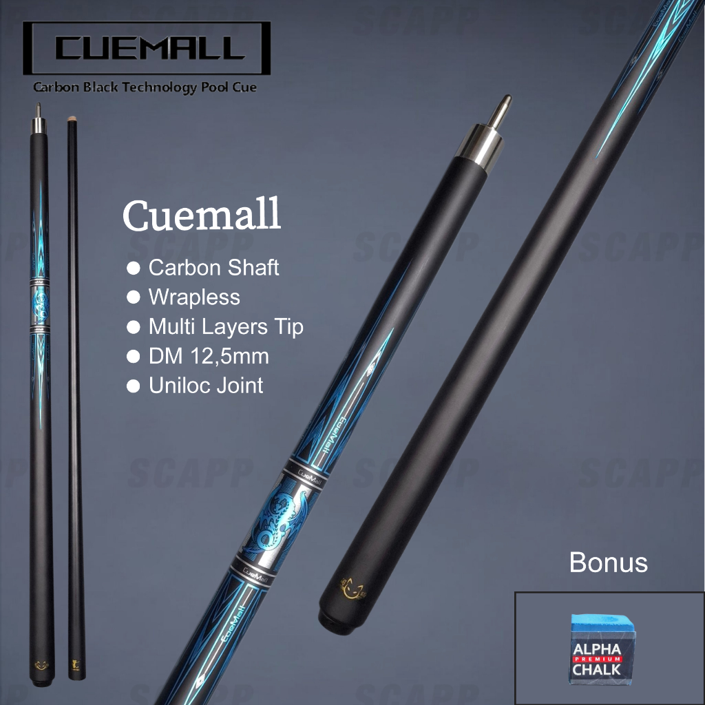 Jual Cuemall Stick Carbon Billiard Cue/ Play Cue | Shopee Indonesia