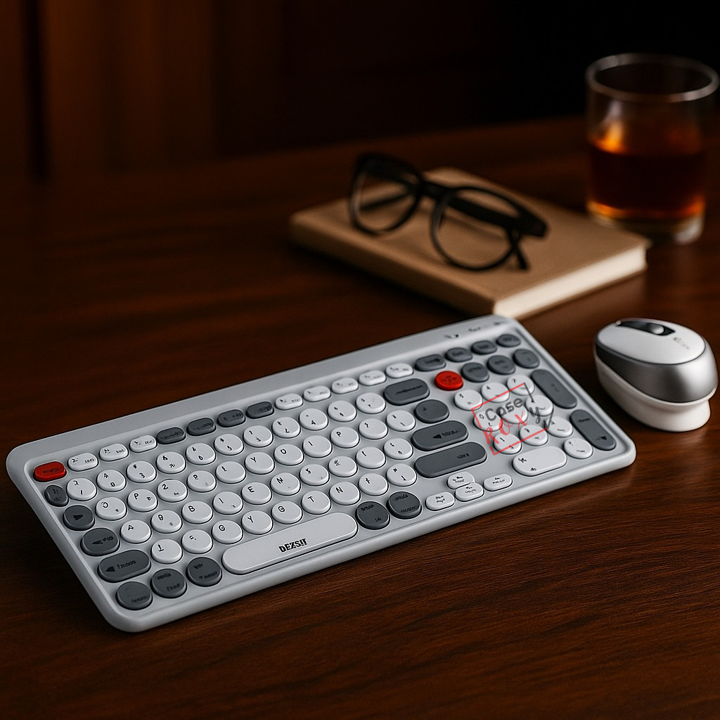 Jual Keyboard Wireless Mouse Bundle Set & Headset Wireless Macaron ...