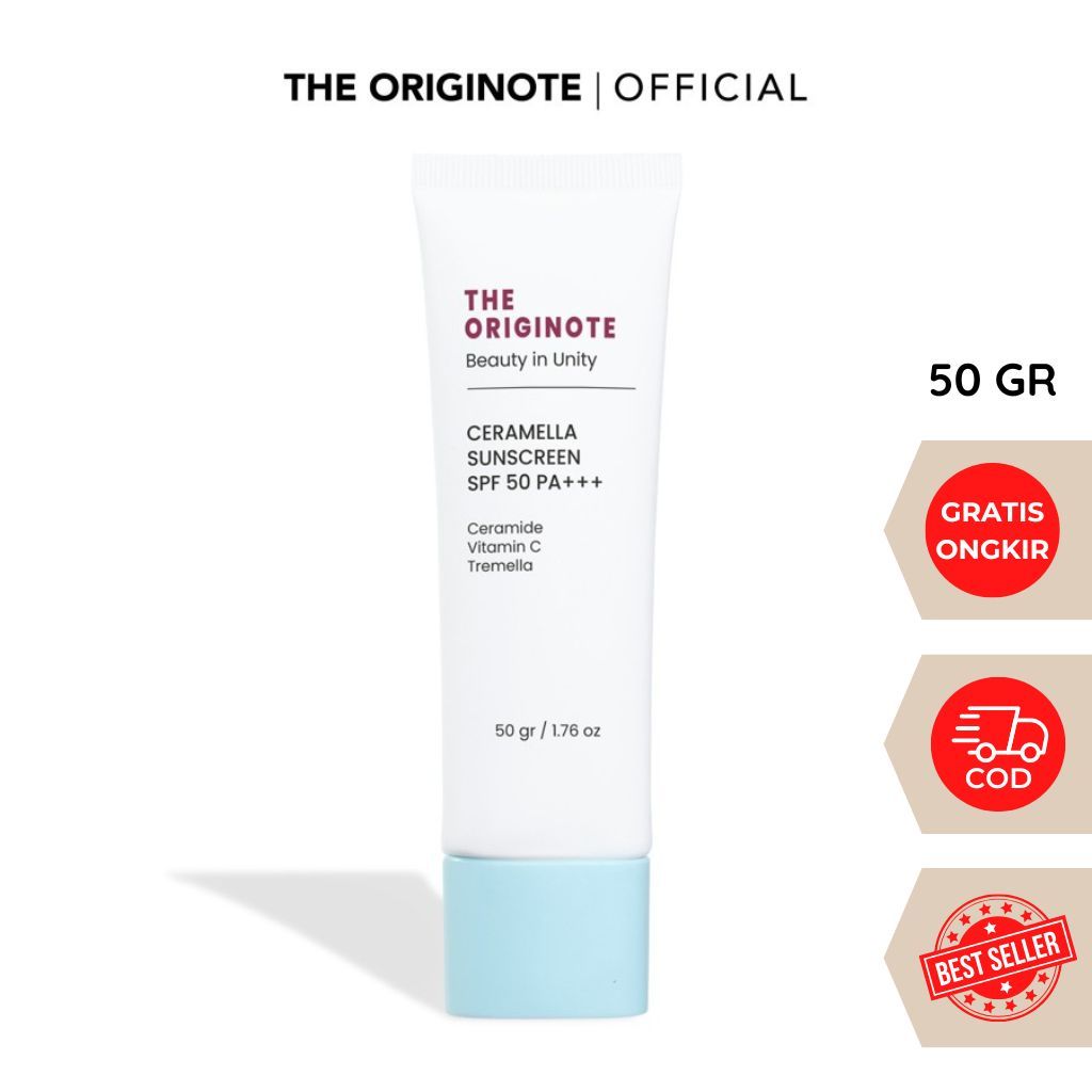 Jual Sunscreen The Originote SPF 50 PA+++ Ceramella Suncreen Originate ...