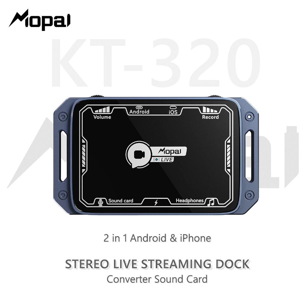 Jual Mopai KT320 Stereo LIVE STREAMING DOCK 2 in 1 Android & iPhone ...