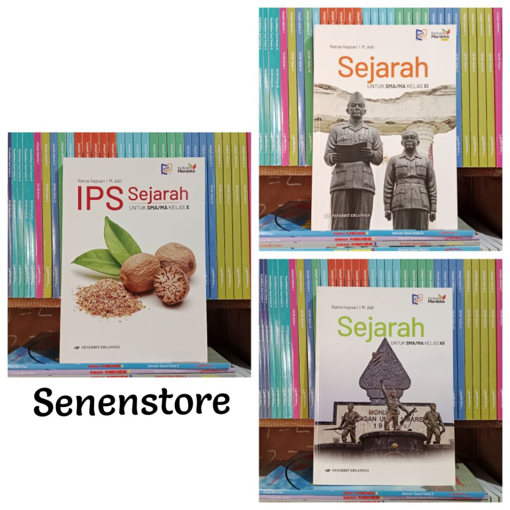 Jual Buku IPS Sejarah Kelas 10/X 11/XI 12/XII SMA/MA Kurikulum Merdeka Erlangga | Shopee Indonesia