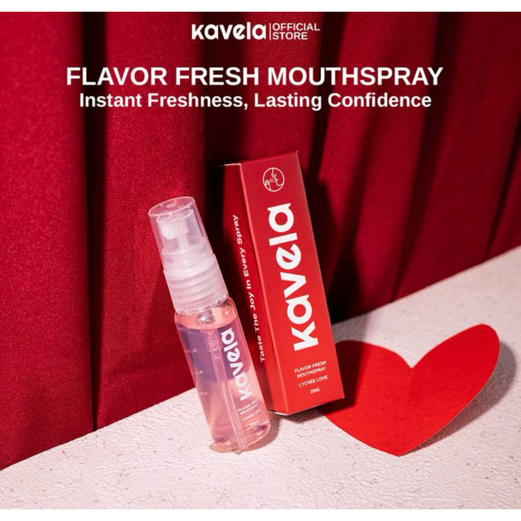 Jual KAVELA FLAVOR FRESH MOUTHSPRAY LYCHEE LOVE / MOUTH SPRAY MULUT ...