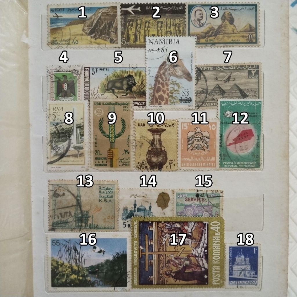 Jual Perangko Lama Afrika, Perangko Luar Negeri Kuno Vintage Terawat ...
