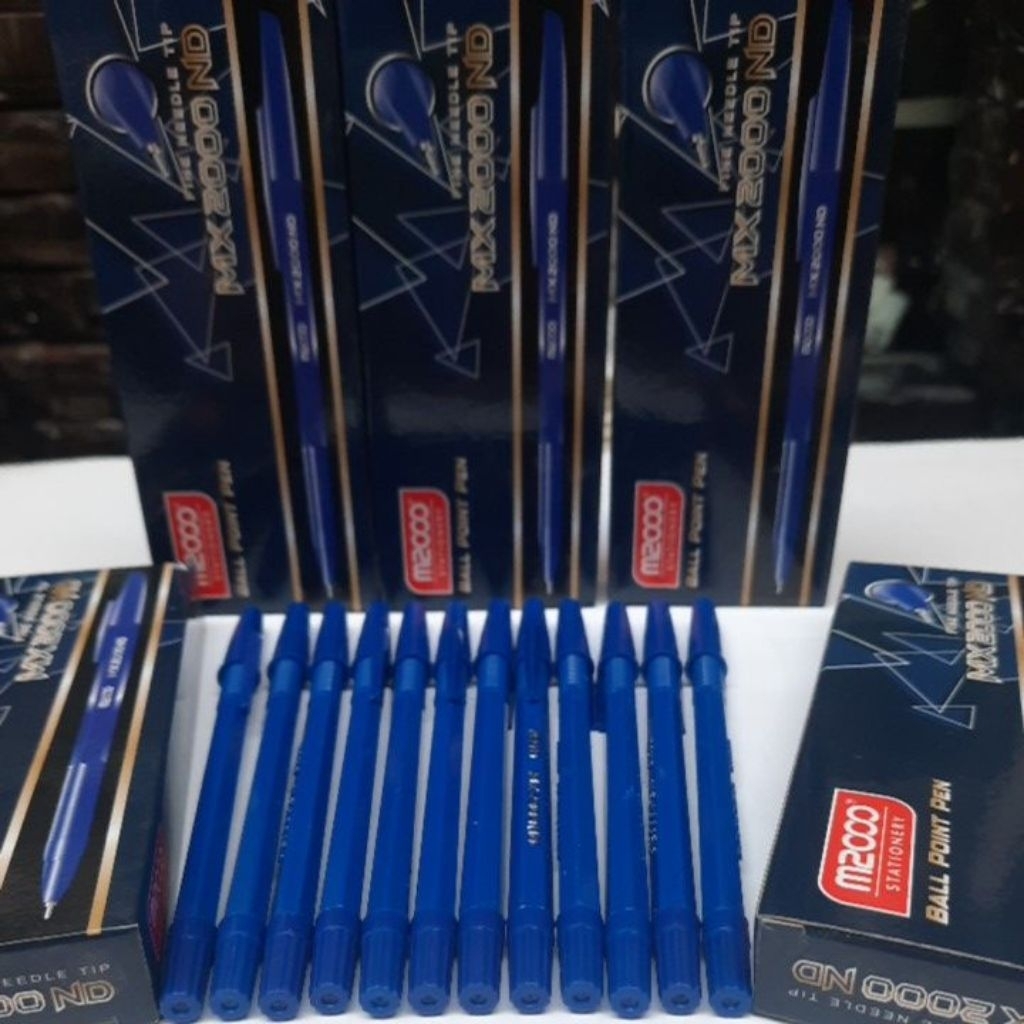 Jual Pena pulpen MX2000ND warna tinta BIRU | Shopee Indonesia