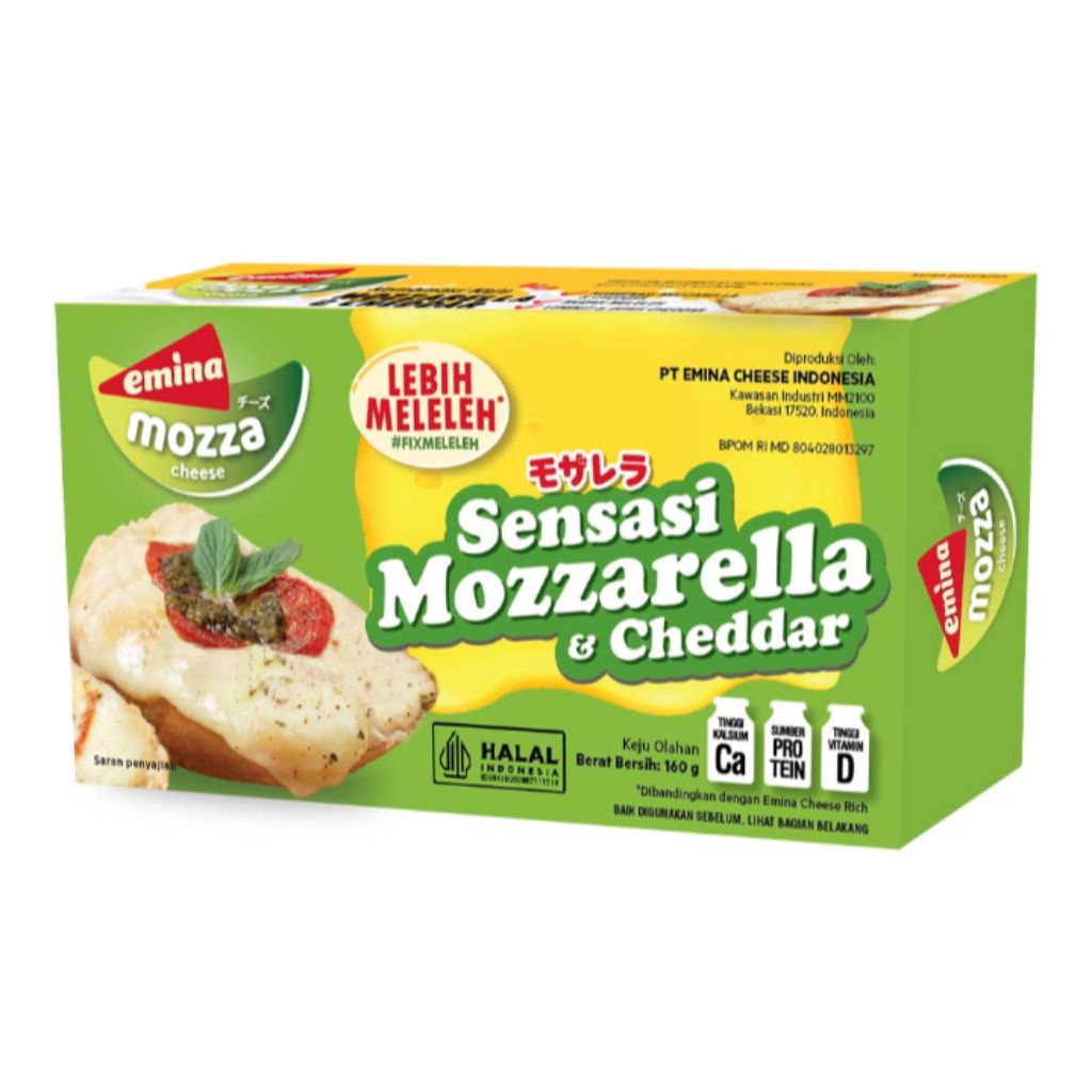 Jual EMINA Keju Mozzarella Box 160 g | Shopee Indonesia