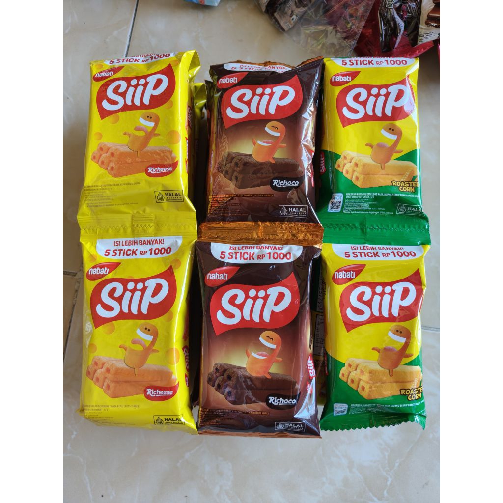 Jual (1 renceng = 10 pcs) NABATI SIIP 1000 ISI 10 | Shopee Indonesia