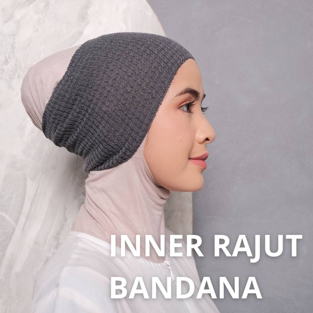 Jual Inner Rajut Bandana, Basic, Kerut | Shopee Indonesia