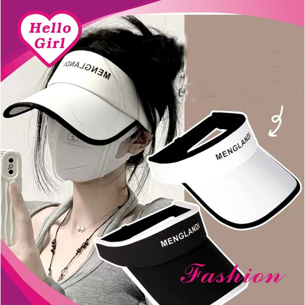 Jual (Hello Girl) MZ73 Topi Golf Premium - Topi Anti UV Visor/Topi ...