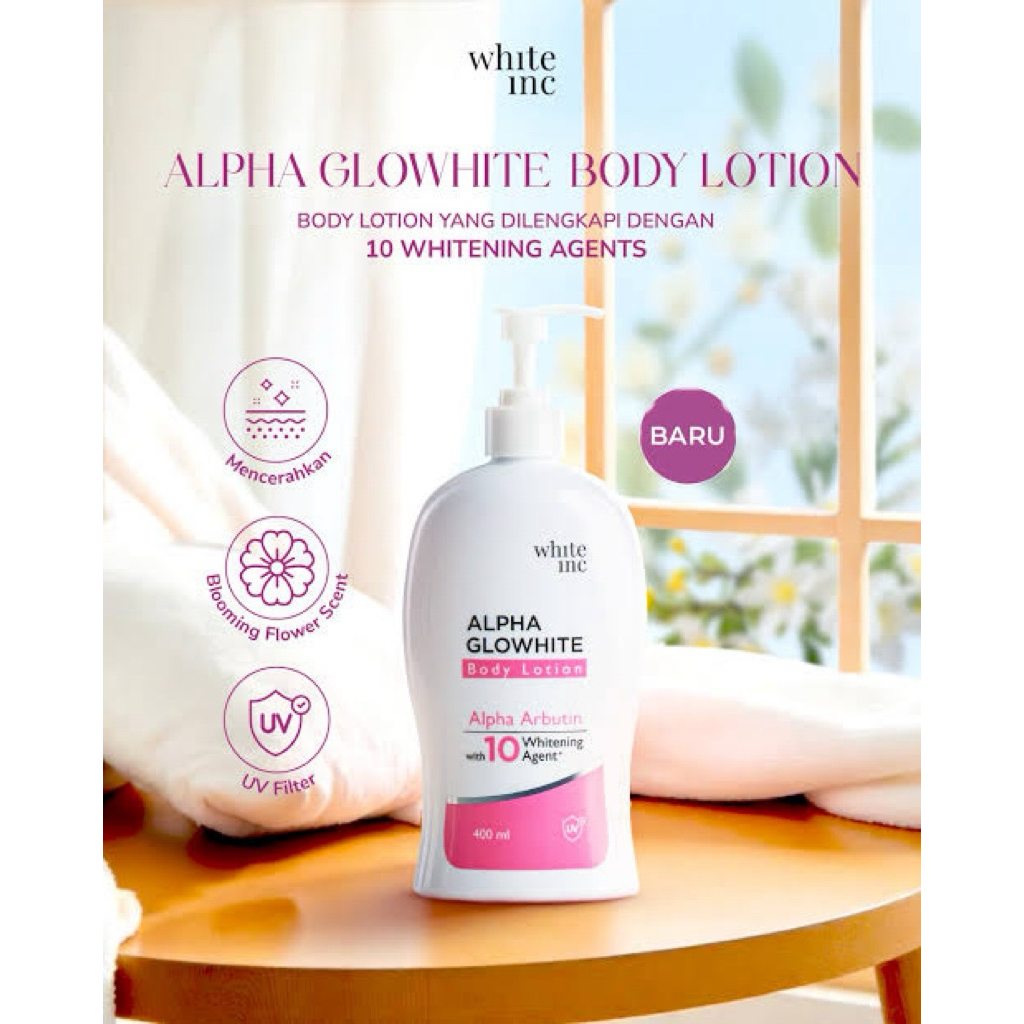 Jual white inc Alpha Glowhite Body Lotion 400ml | Shopee Indonesia