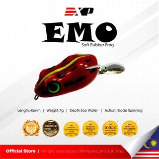 Jual EXP EMO Frog Soft Rubber Frog Expertsoft frog umpan pancing ...