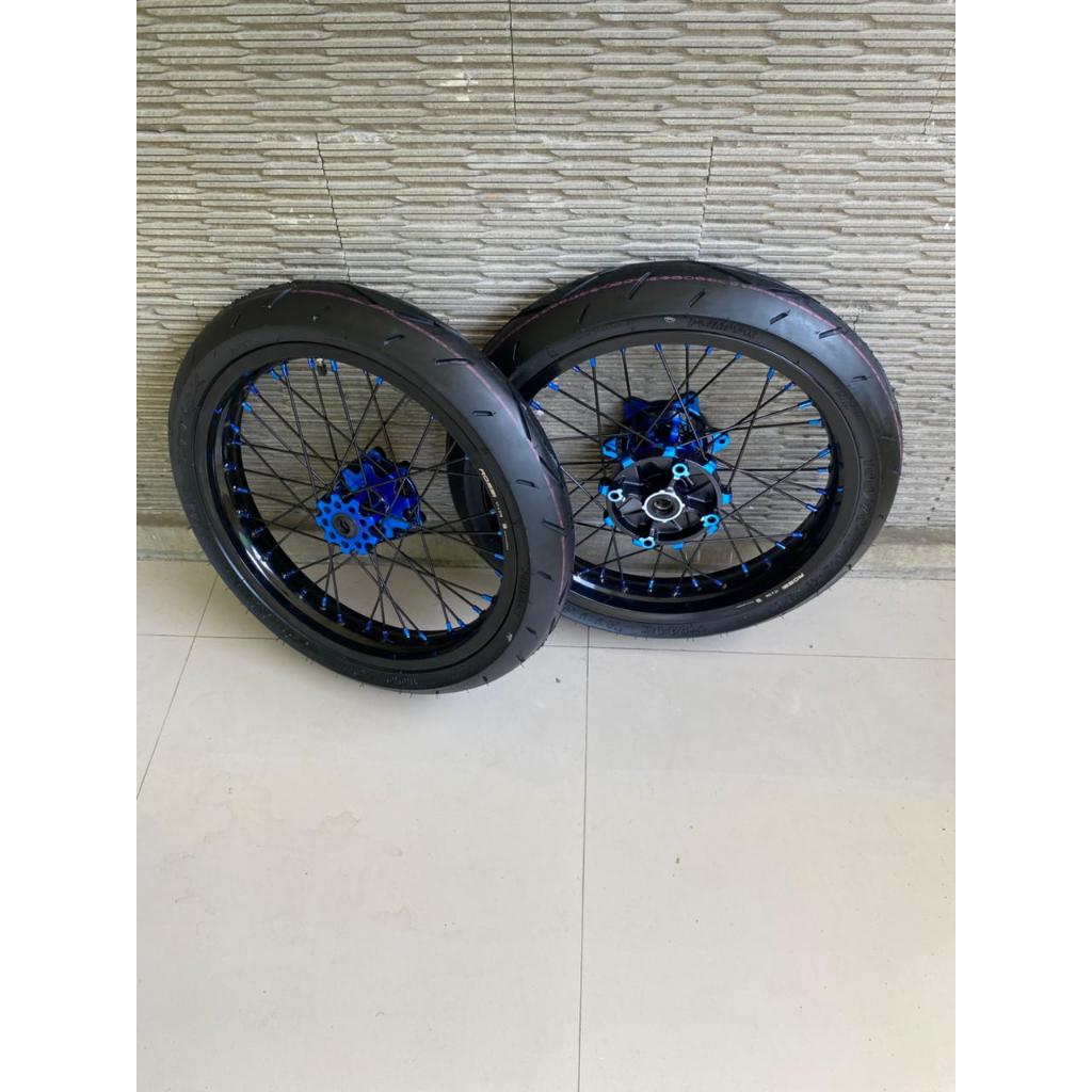 Jual Roda Set CRF Surex Ukur 215/250 Ring 17 Ban Primax Baru Wheelset ...