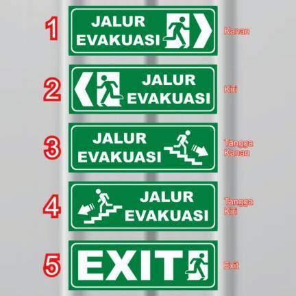 Jual Sign Akrilik Papan akrilik Plang Akrilik 10x30 cm Papan Jalur ...