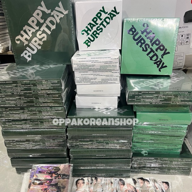 Jual [READY] SEVENTEEN - 5th Album HAPPY BURSTDAY New Escape / New Myself / New Burstday GV ...