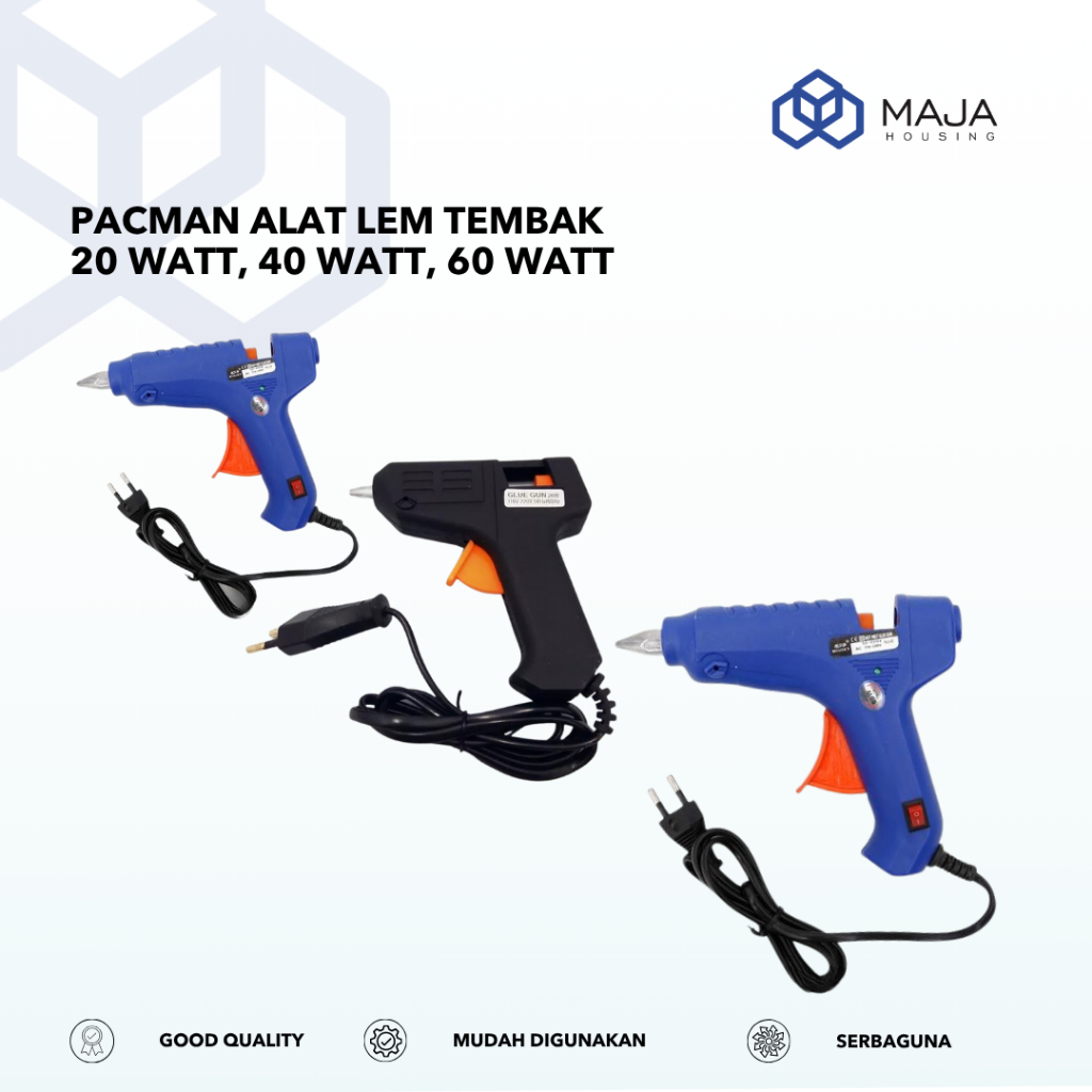 Jual Pacman Alat Tembak Lem Glue Gun | Alat Lem Tembak Besar Kecil ...