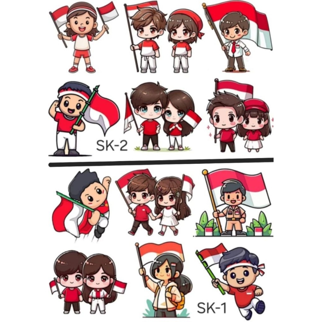 Jual Edible Stamp / Edible Picture / Stiker Makanan / Kemerdekaan / 17 ...