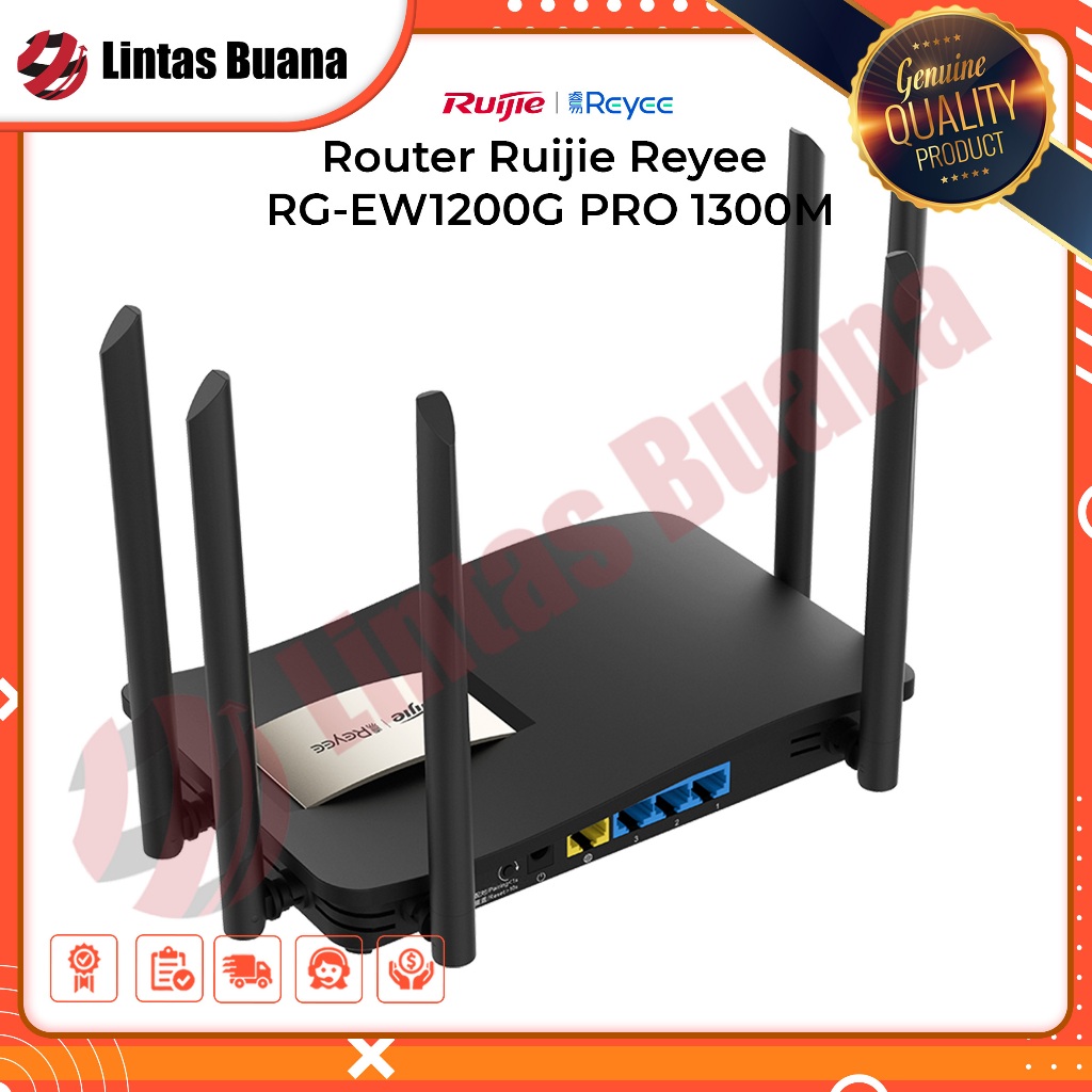 Jual Ruijie Reyee RG-EW1200G PRO Router Wireless Gigabit 1267Mbps Dual-band | Shopee Indonesia