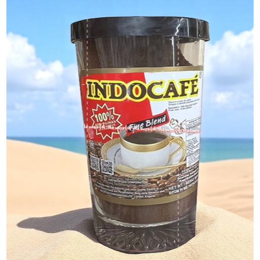 Jual Indocafe Fine Blend 50gr Kopi Bubuk Kemasan Gelas Kopi Granule Kopi Hitam Black Coffee ...