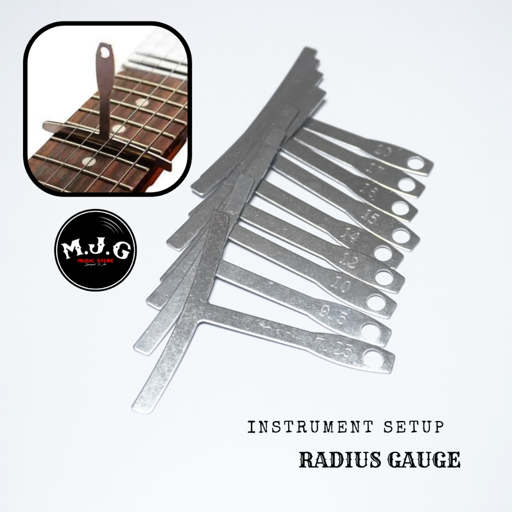 Jual alat untuk setting tool radius gauge pada gitar atau bass material ...