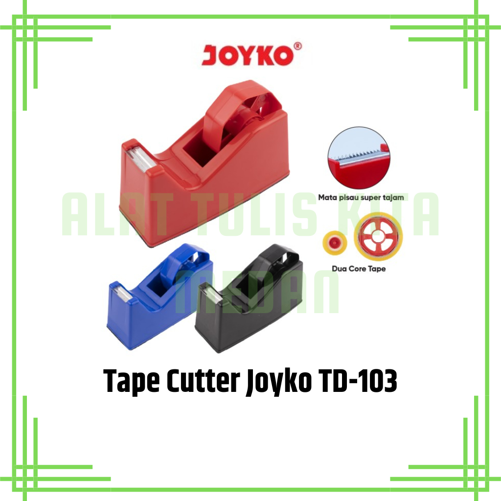 Jual (1 Pcs) Tape Dispenser Besar Joyko TD-103 / Tape Cutter / Tempat ...