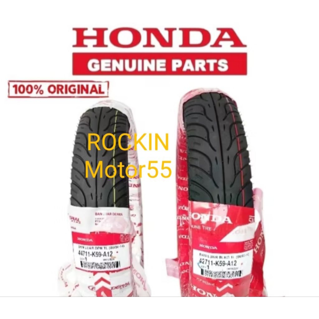 Jual (PROmo) Ban Tubeless FEDERAL AHM HONDA 90/90-14 for beat Karbu, F1 ...