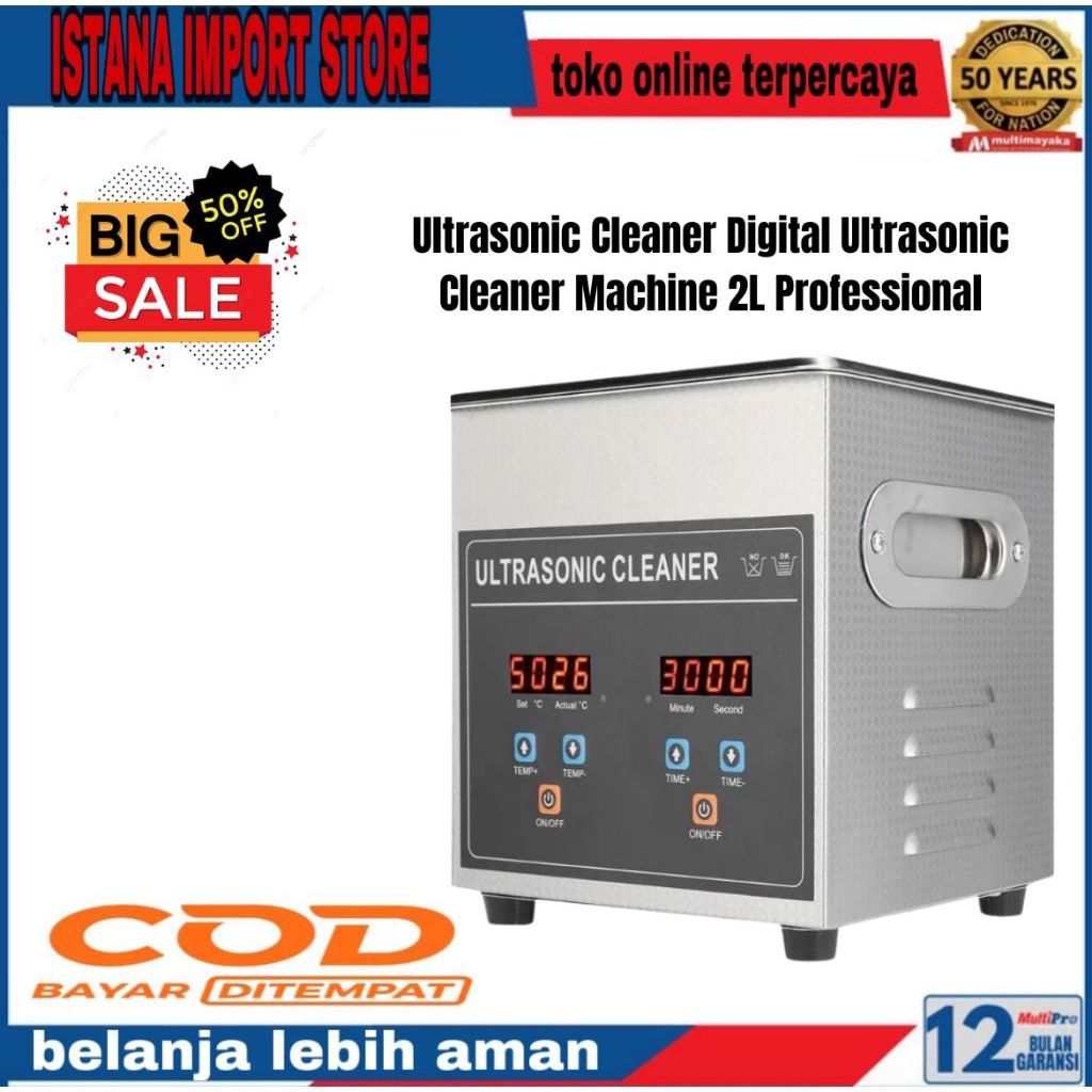 Jual Ultrasonic Cleaner Digital Ultrasonic Cleaner Machine 2L ...