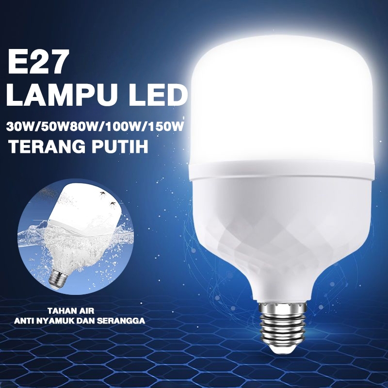 Jual 【Garansi 10 tahun】 Lampu led kamar jumbo 60W super terang Lampu bohlam rumah murah hemat ...