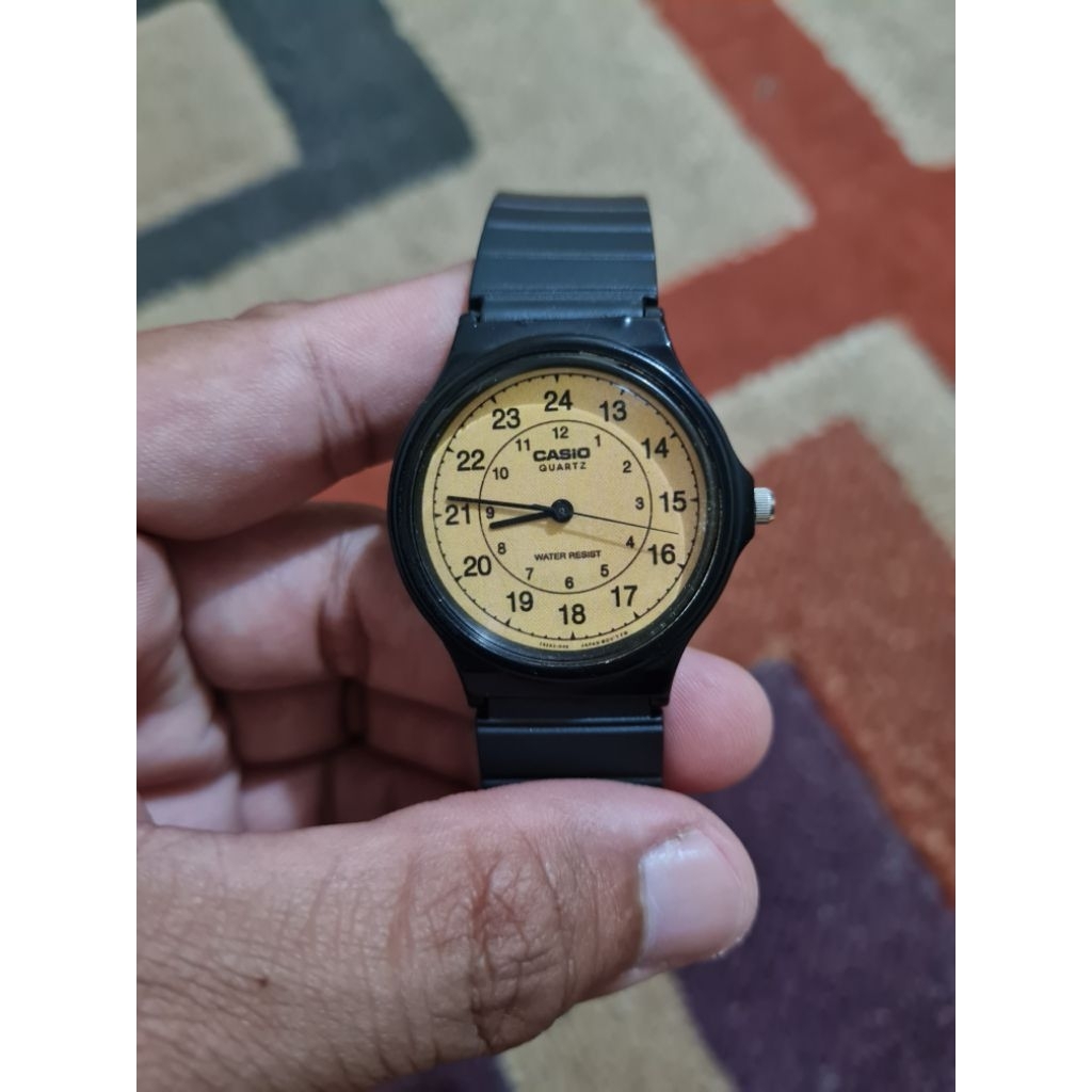 Jual Casio MQ Custom Mods Cream Dial (bukan original) | Shopee Indonesia