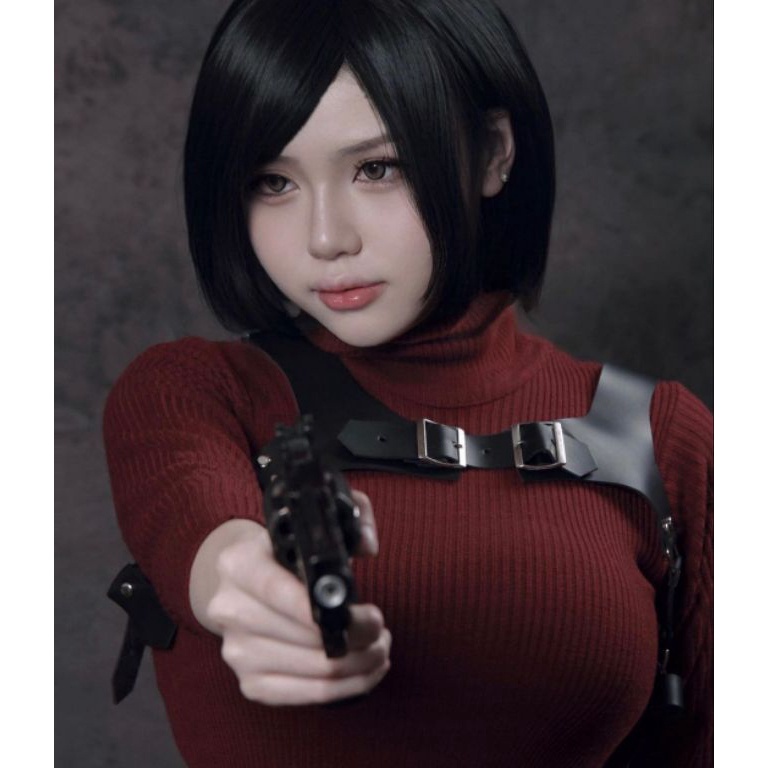Jual KODE W69K Kostum Cosplay Ada Wong Resident Evil 4 Remake LENGKAP ...