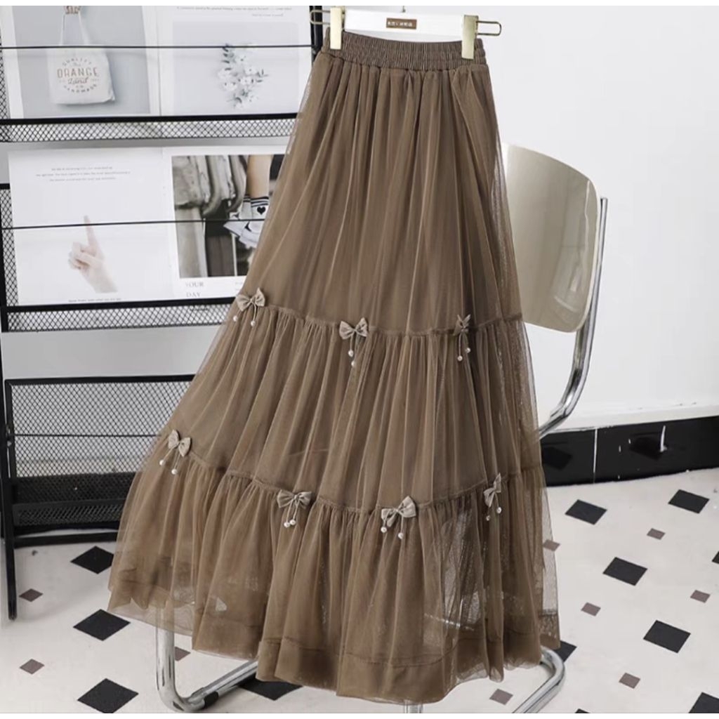 Jual Rok tutu pita panjang umpak susun trend terbaru | Shopee Indonesia