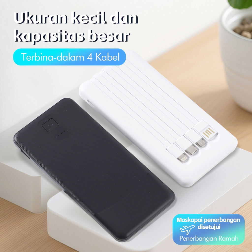 Jual Powerbank Fast Charging 10000mAh PD 22.5W With Port and Cable ...