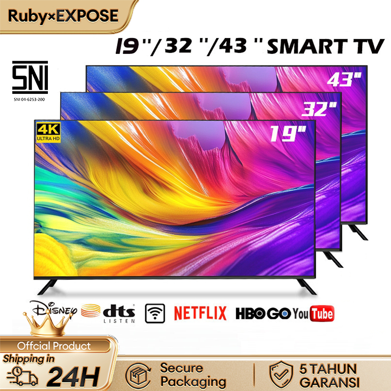 Jual Smart TV 32 Inch Android TV 43 Inch UHD (32"/43"/50'') LED Wifi TV Youtube/Netflix - Dolby ...