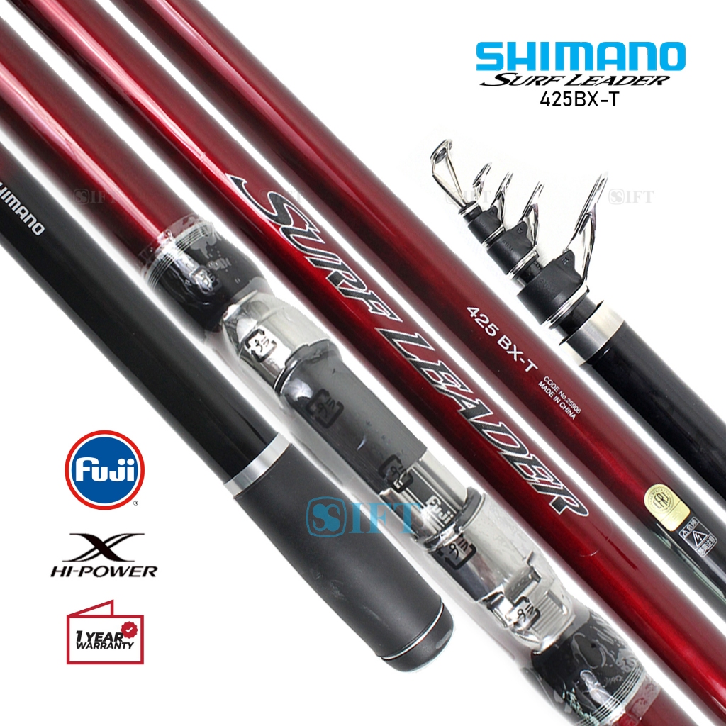 Jual Joran SHIMANO SURF LEADER 425 450 M BXT CXT | Fuji Sic + Seat ...